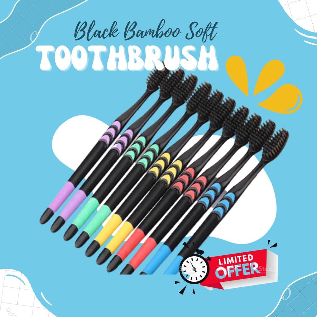 READYSTOCK!! Berus Gigi Bamboo/Bamboo Soft Toothbrush-1 batang / pc ...