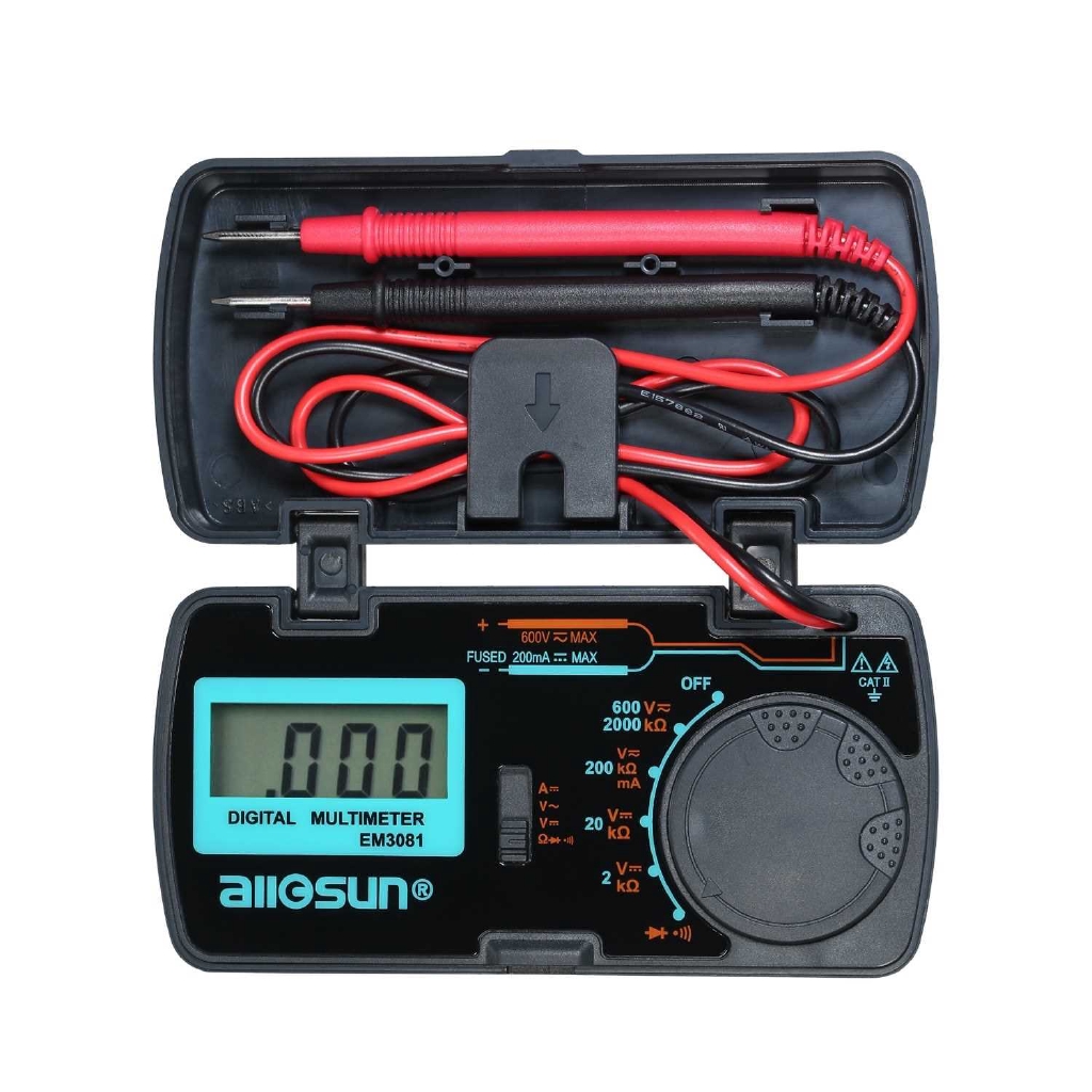 Mini Pocket Digital Multimeter Tester Manual Range Dmm Dc Ac Voltage Dc