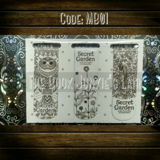 The Secret Garden Magnetic Book Marks/bookmark/bookmarks | Shopee Malaysia
