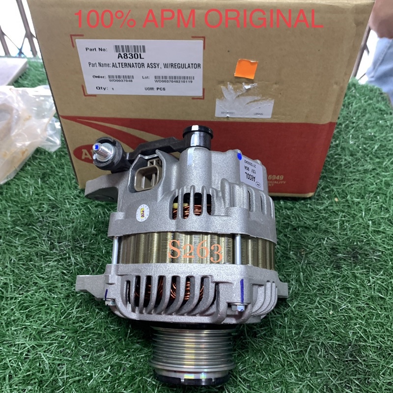 (APM) ALTERNATOR BARU PROTON BLM FLX PREVE IRIZ AE-A830L MD096626 ...
