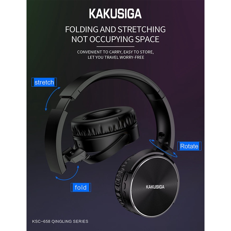 Kakusiga KSC-658 Wireless Bluetooth with HD Microphone Stretchable and ...