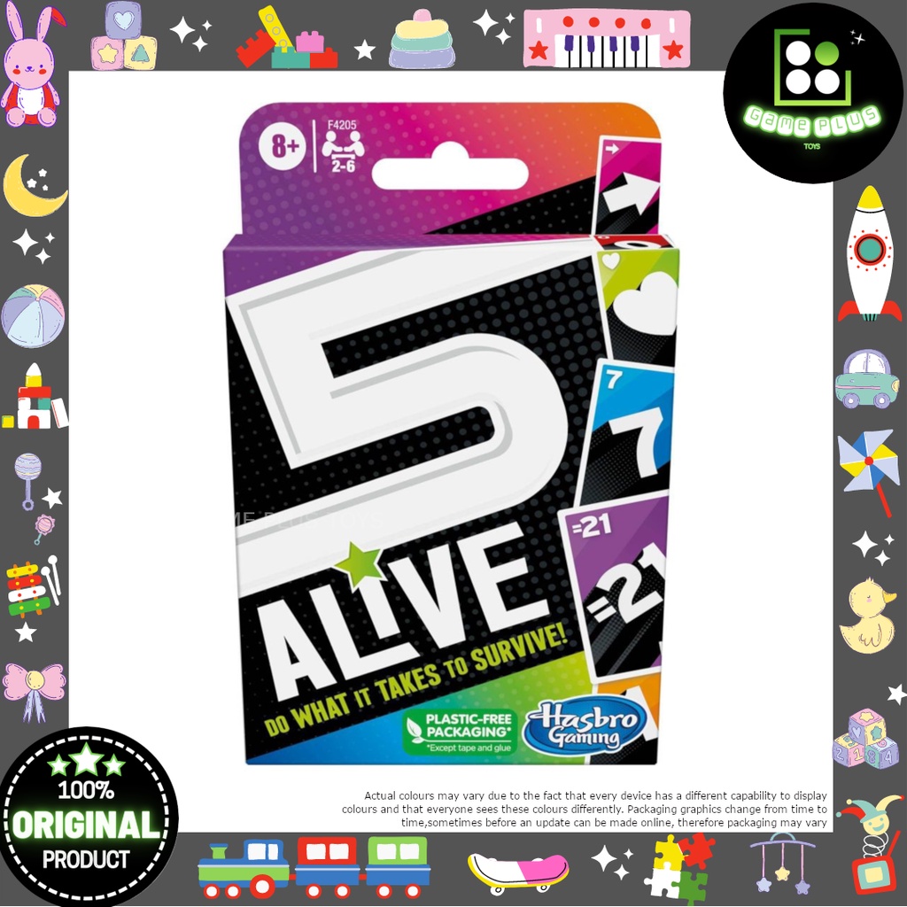 Hasbro Five Alive Card Game (5 Alive) | Shopee Malaysia