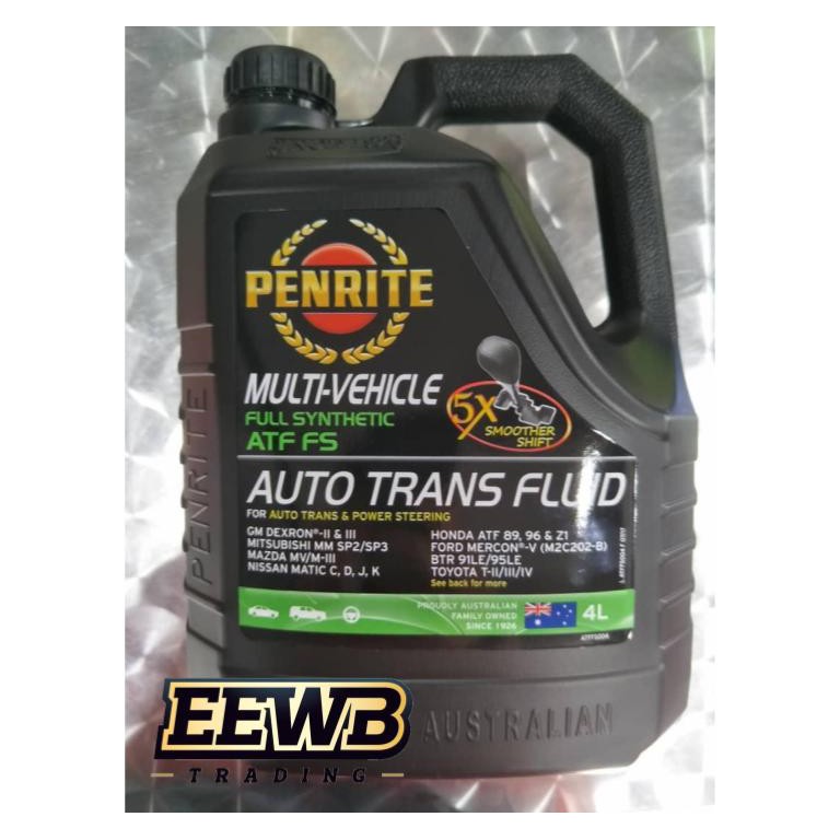 PENRITE MULTI-VEHICLE FULL SYNTHETIC 5X SMOOTHER SHIFT AUTO ...
