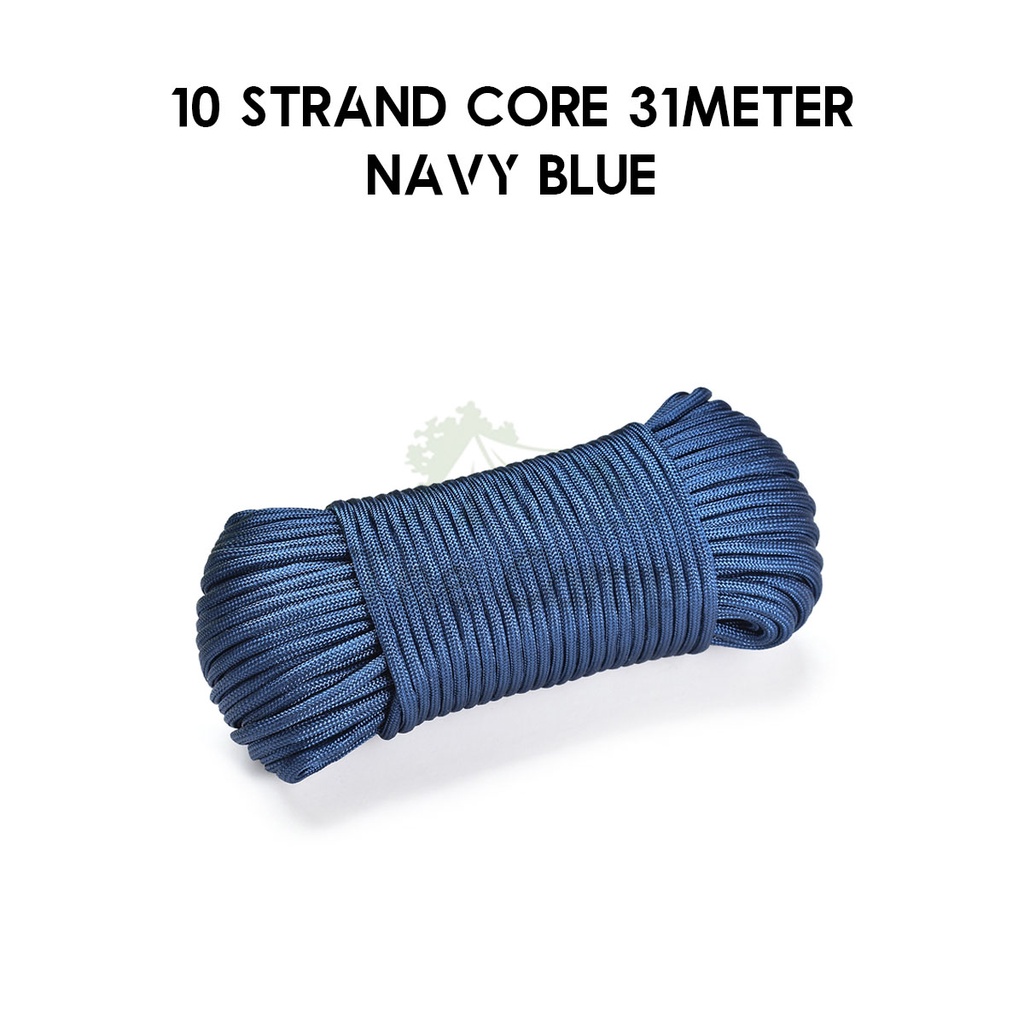 9 / 10 Strand Core 4mm 31m 100m Paracord Rope Parachute Cord Military ...
