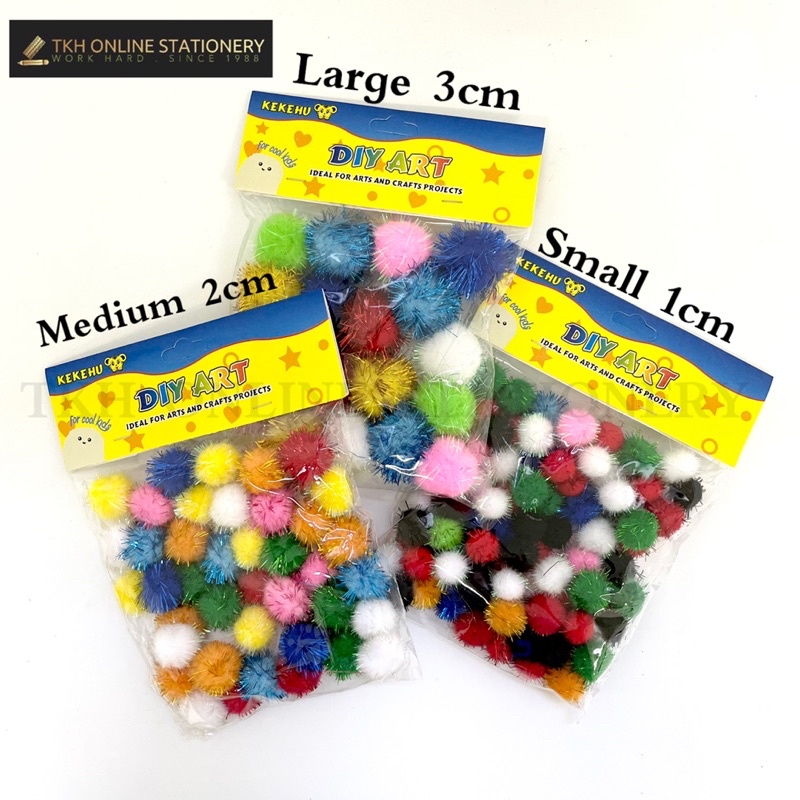 KEKEHU DIY ART Colourful Cactus Pom Poms/手工仙人掌彩球(1 pcs ) | Shopee Malaysia