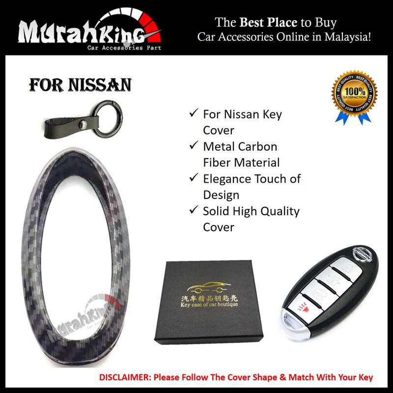 Nissan Almera Keyless Remote Car Key Control Cover Carbon | Shopee Malaysia