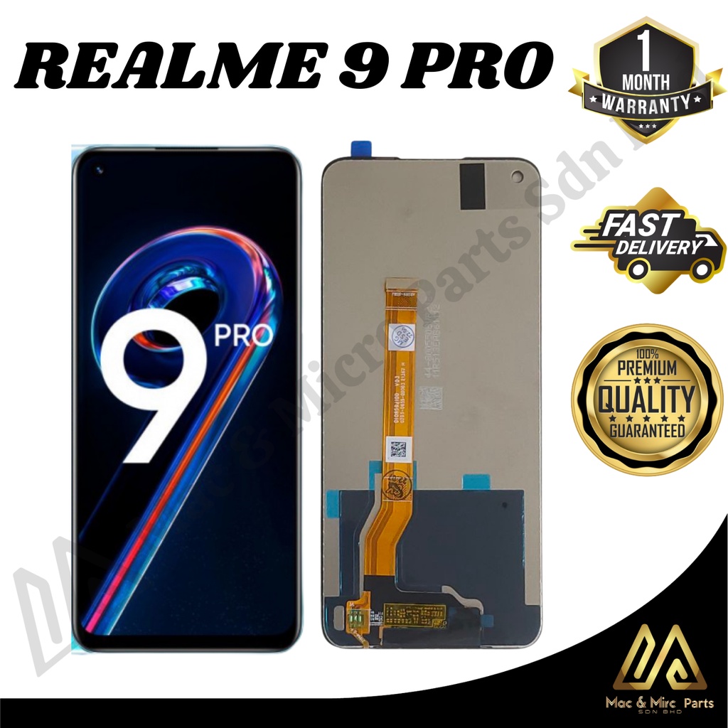 REALME 9 PRO Fullset LCD ORIGINAL Quality Touch Screen Digitizer ...