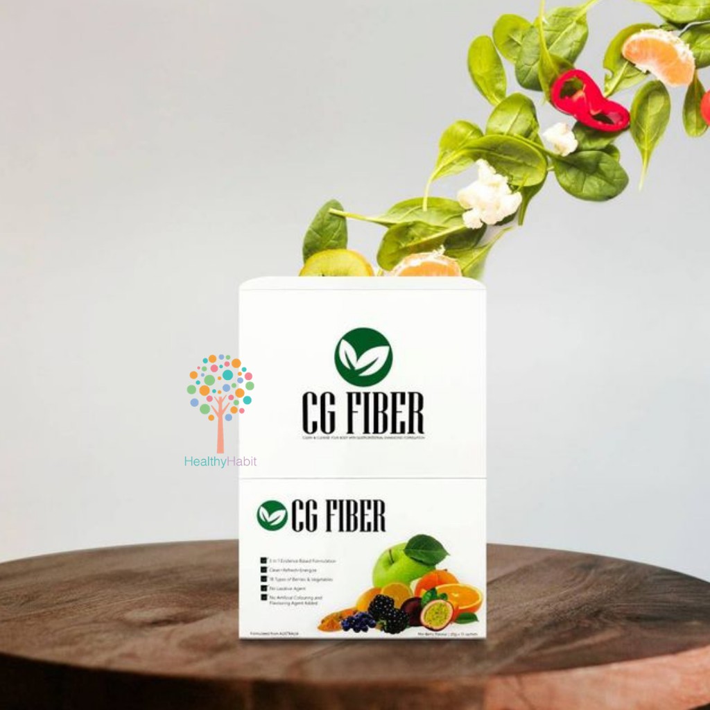 CG FIBER Mix Berry Flavour (20g X 15 Sachets) | Shopee Malaysia