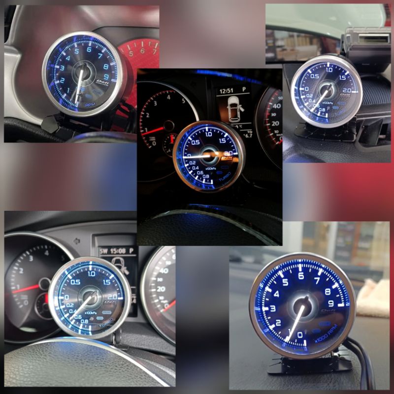 Defi Advance A1 Standalone Meter RGB Colour Gauge Advance Gauge Defi ...