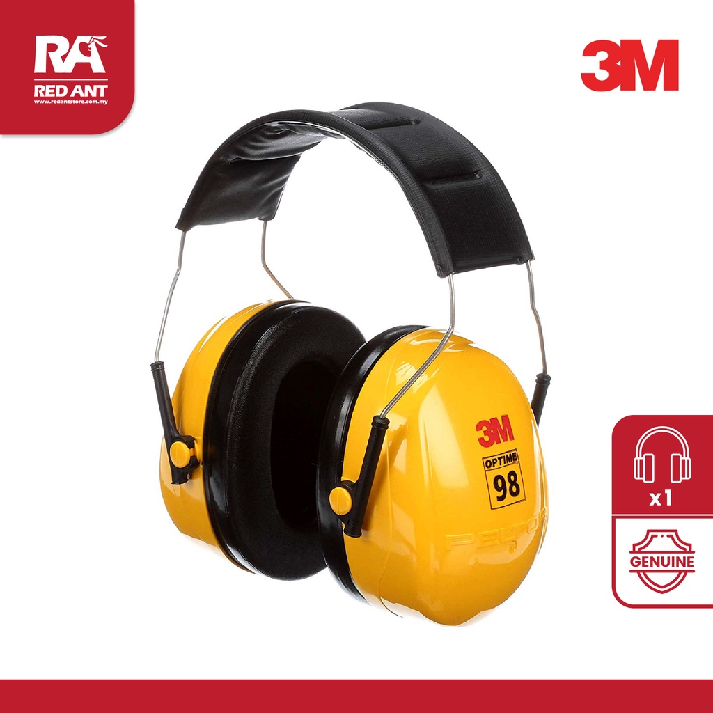 3M H510A PELTOR OPTIME I SERIES OVER-THE-HEAD EAR MUFF - DOSH SIRIM Approved | Shopee Malaysia