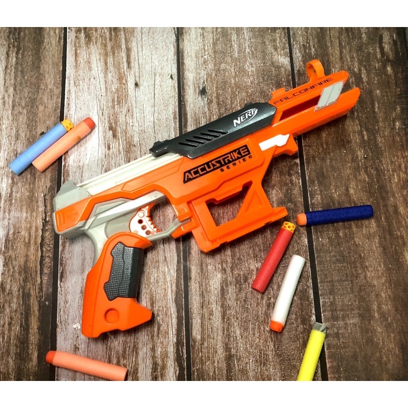 (serious?) Nerf USED Accustrike Orange Trigger Falcon Fire Modulus Ion ...