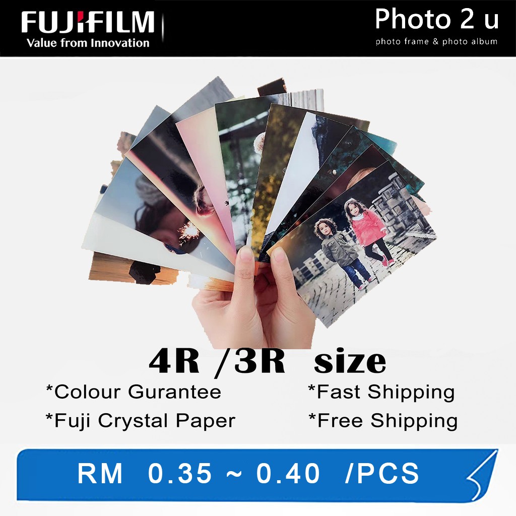 🔥🔥 6.18 Big Deals🔥🔥 Cuci Gambar 3R/4R/High Quality Fujifilm Photo ...