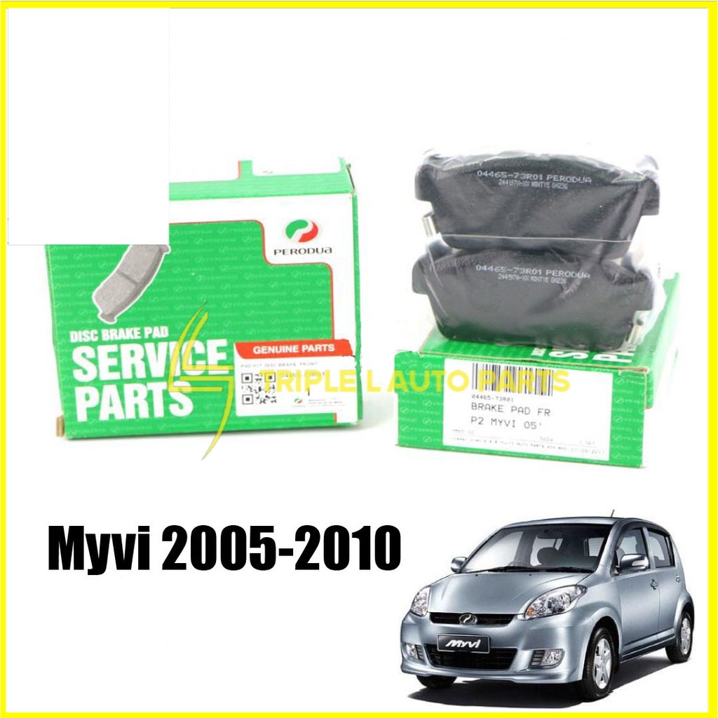 PERODUA FRONT BRAKE PADS MYVI 1.3 1.0 2005 - 2010 GENUINE PARTS (04465 ...