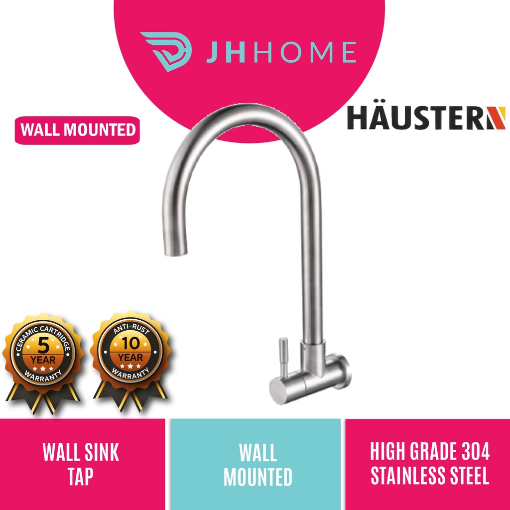 Haustern Pillar Mounted Faucet HT-STIQ-501/UP-SS / HT-STIQ-501/UW-SS ...
