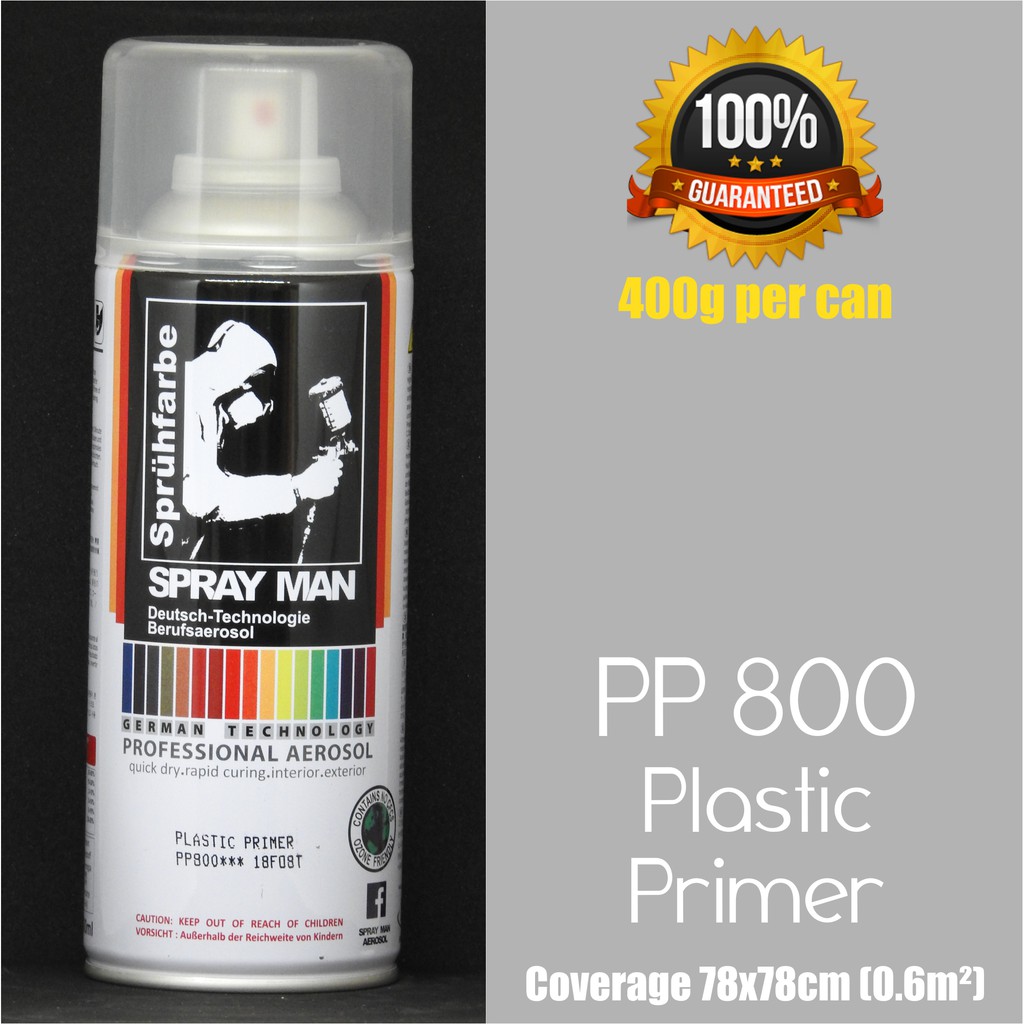 Spray Man Aerosol Spray Paint Plastic Primer PP800 | Shopee Malaysia