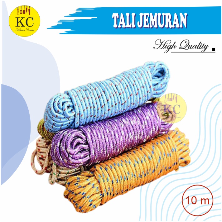 Colored Clothesline Nylon Rope Colorful Nylon Clothesline 10 Meter ...