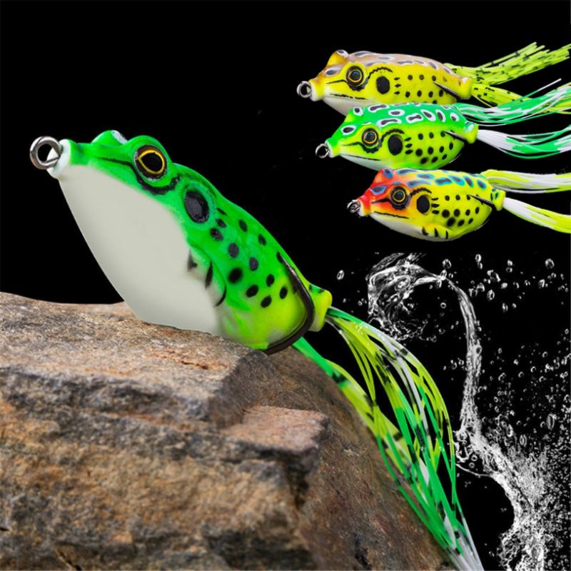 【KK002】Jump Frog Lure Snakehead Killer Topwater Fishing Lures Ikan ...