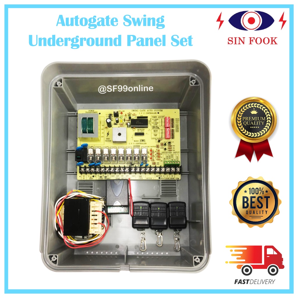 Autogate Swing Underground Panel Set | Shopee Malaysia