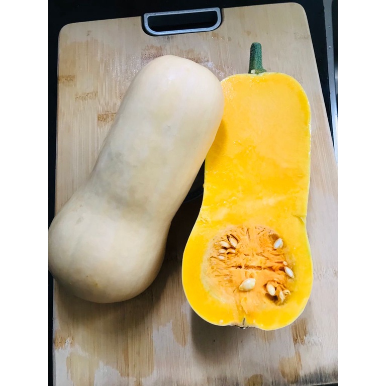 无农药种植，阿根廷奶油“南瓜”葫芦南瓜 Butternut Squash non pesticides 500g-1kg | Shopee ...