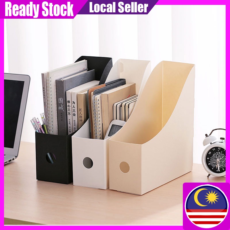 【Ready Stock】Document File Storage Box Folding Desktop Organizer Office ...