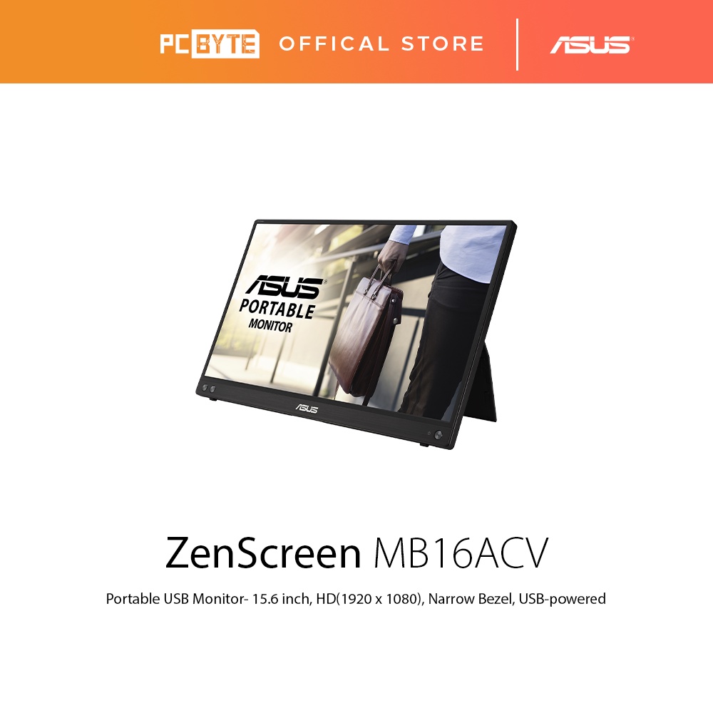 Asus ZenScreen MB16ACV 15.6" IPS Full HD USB-C Portable Monitor | Shopee Malaysia