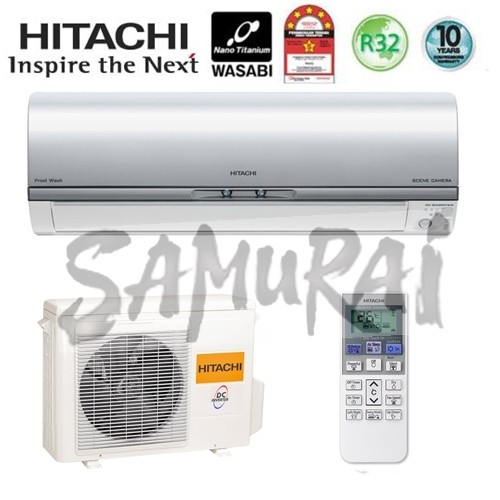 HITACHI DC INVERTER TWIN CAMERA FROST WASH 1HP AIR CONDITION RASVX10CJ ...