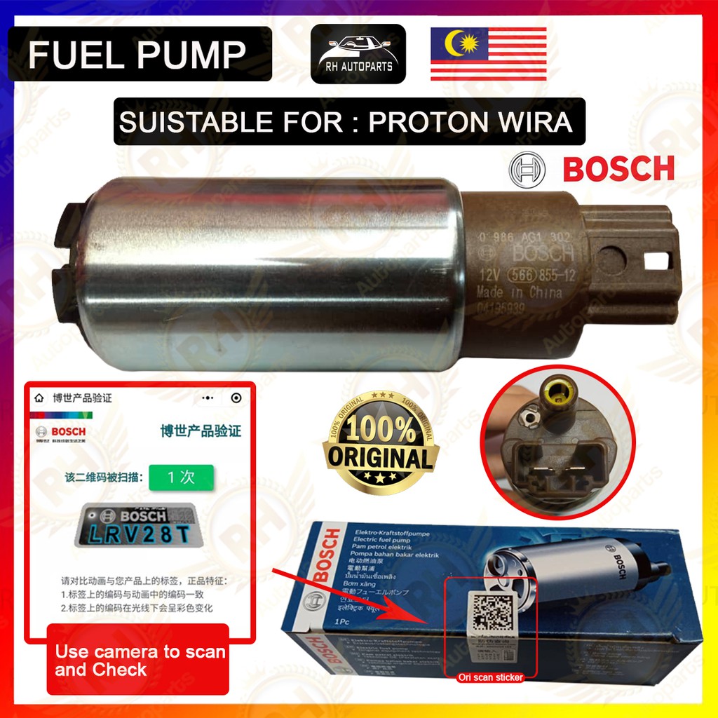 Genuine Bosch Proton Wira 1.6 High Pressure Electronic Fuel Pump ...