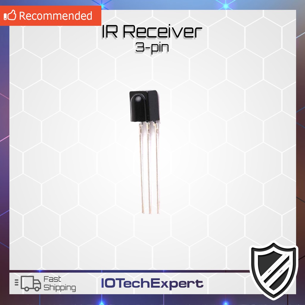 IR Receiver / Reception Distance 15M Infrared VS838 Receiver Modules ...