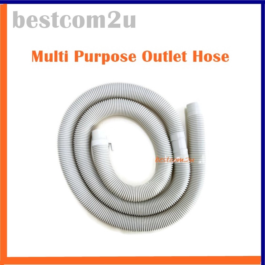 CENTO Universal Washing Machine Multi Purpose Outlet Drain Hose- 2M ...