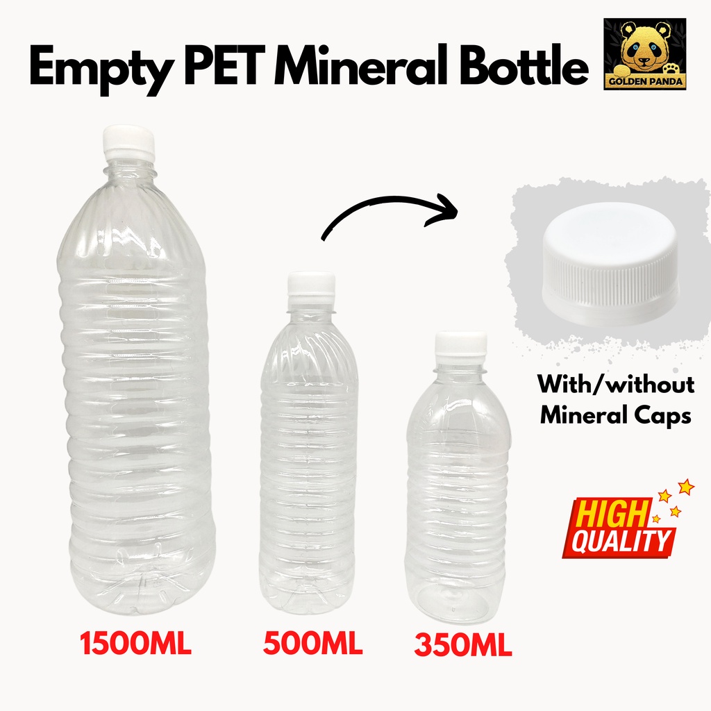 Empty Mineral Bottle/1500ml/500ml/350ml/Botol Plastik Kosong | Shopee Malaysia