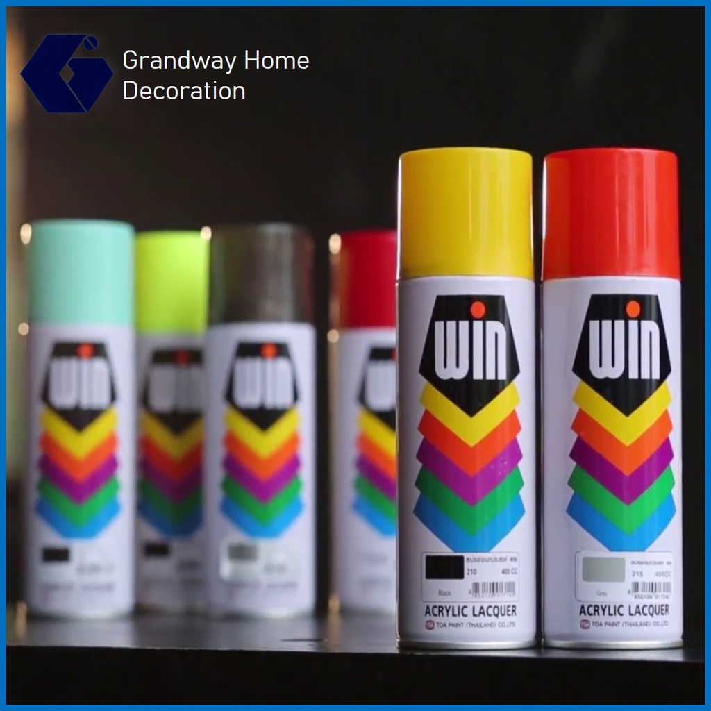 TOA Win Aerosol Spray Paint - Acrylic Lacquer Spray (For Motor, Bicycle ...