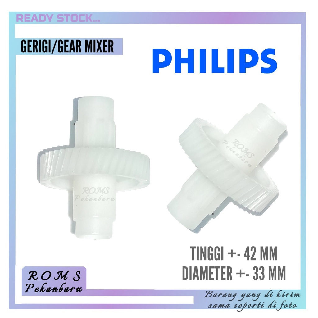 Philips-gear MIXER MIXER GEAR PHILIPS-GIGI MIXER FLAT 1 SET (2PCS ...