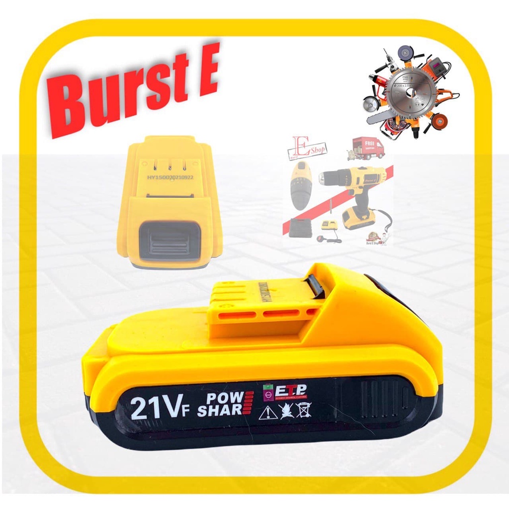 21v Battery Burst E Shop | Shopee Malaysia