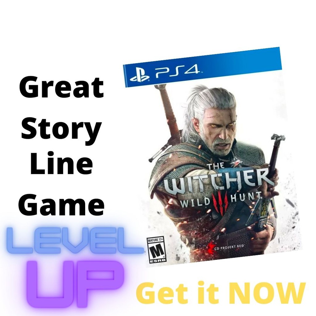 (Ready Stock) PS4 The Witcher 3 Wild Hunt Eng Version (Physical Disc ...