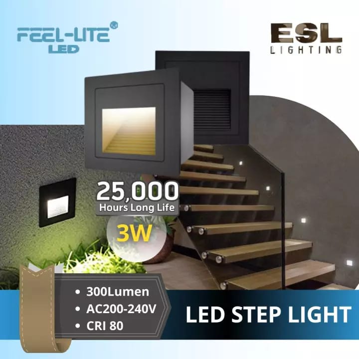 🌸READY STOCK🌸Feel Lite /Stairs Light 3Watt / Planting Led Stairs ...