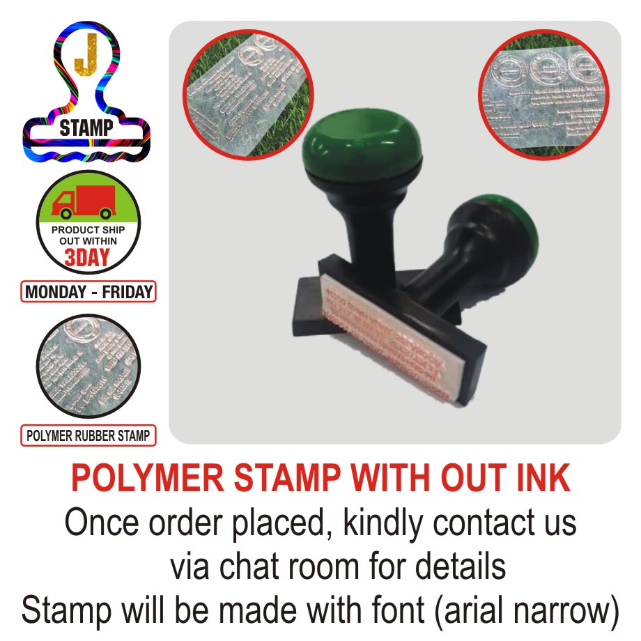 Custom Made Rubber Stamp / Company Chop / Address Chop / Bank Chop ...