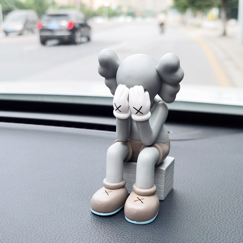 Sesame Street XX Eye Trendy Doll KAWS Car Ornaments ins Interior ...