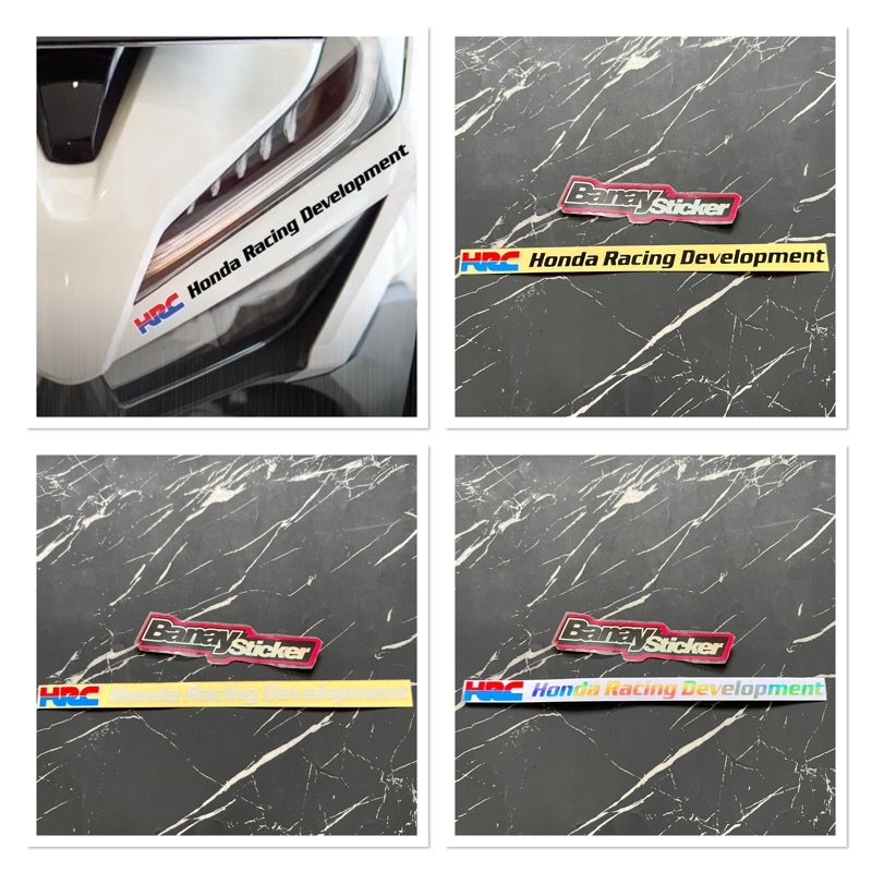 Hrc HONDA RACING DEVELOPMENT CUTTING STICKER | Shopee Malaysia