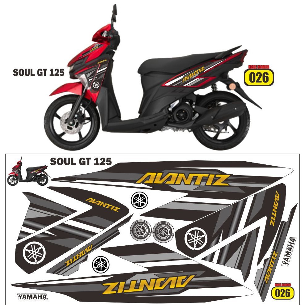 Striping sticker mio soul gt 125 Thai Variation | Shopee Malaysia