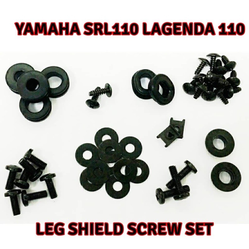 YAMAHA LAGENA110 LAGENDA Z / ZR SRL110 LEG SHIELD BODYSET COVER SET ...
