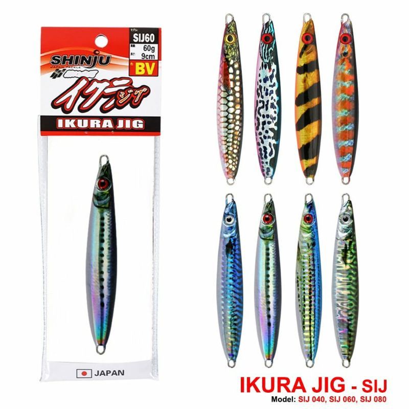 LP° SHINJU IKURA JIG 40G/60G GEWANG PANCING FISHING LURE ( 🔥STOCK ...