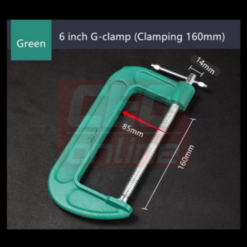 CEO 🇲🇾 Heavy Duty G Clamp Metal Carpenter Handyman Vise Grip ...