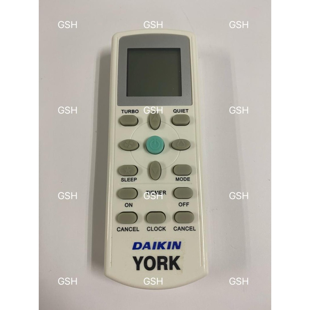 DAIKIN / YORK AIR COND REMOTE CONTROL | Shopee Malaysia