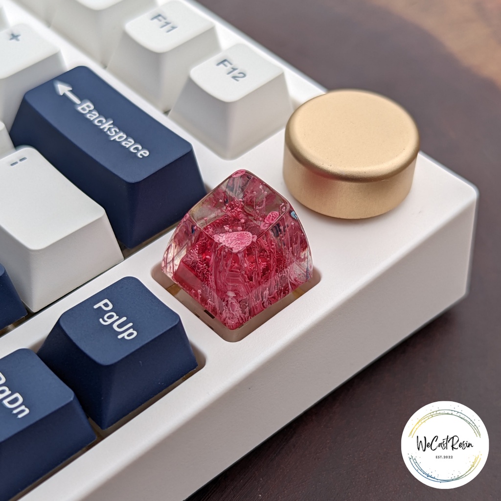 Custom Resin Artisan Keycap for Mechanical Keyboard SA Profile R1 Clear ...