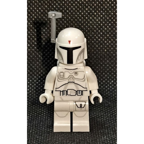 LEGO MINIFIGURE sw0631 Star Wars Boba Fett White Detailed Pattern ...