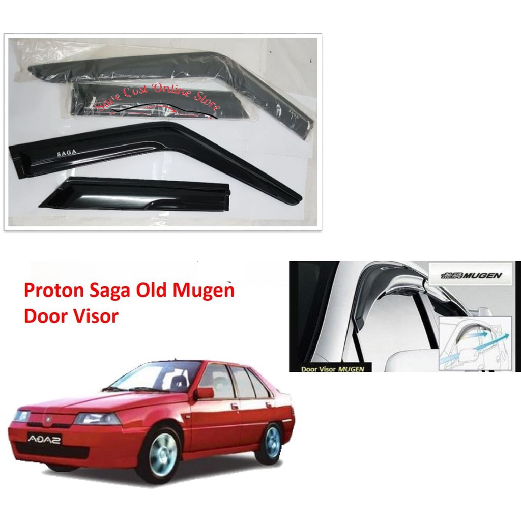 Proton Saga Old Saga 2 Mugen Door Visor 3 INCH | Shopee Malaysia