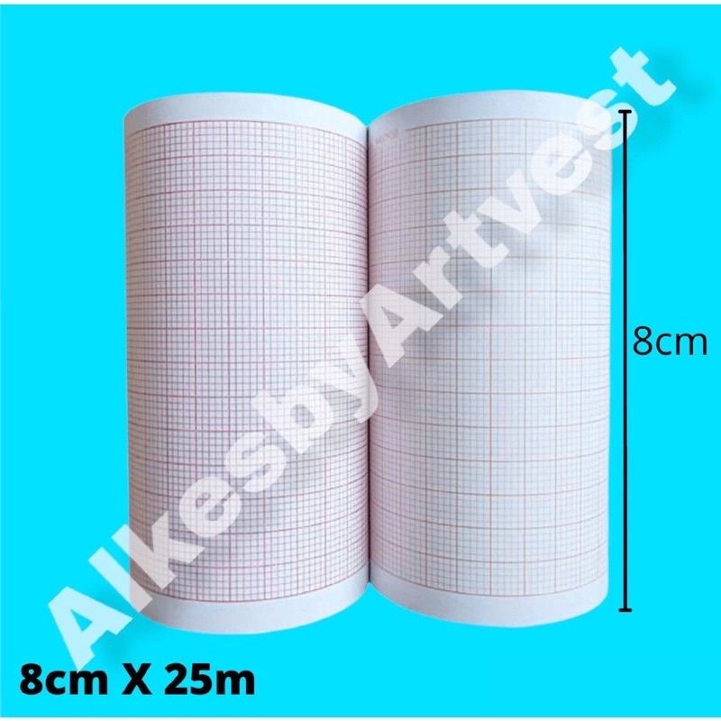 Ecg/ekg Paper Roll 80mm X 25m | Shopee Malaysia