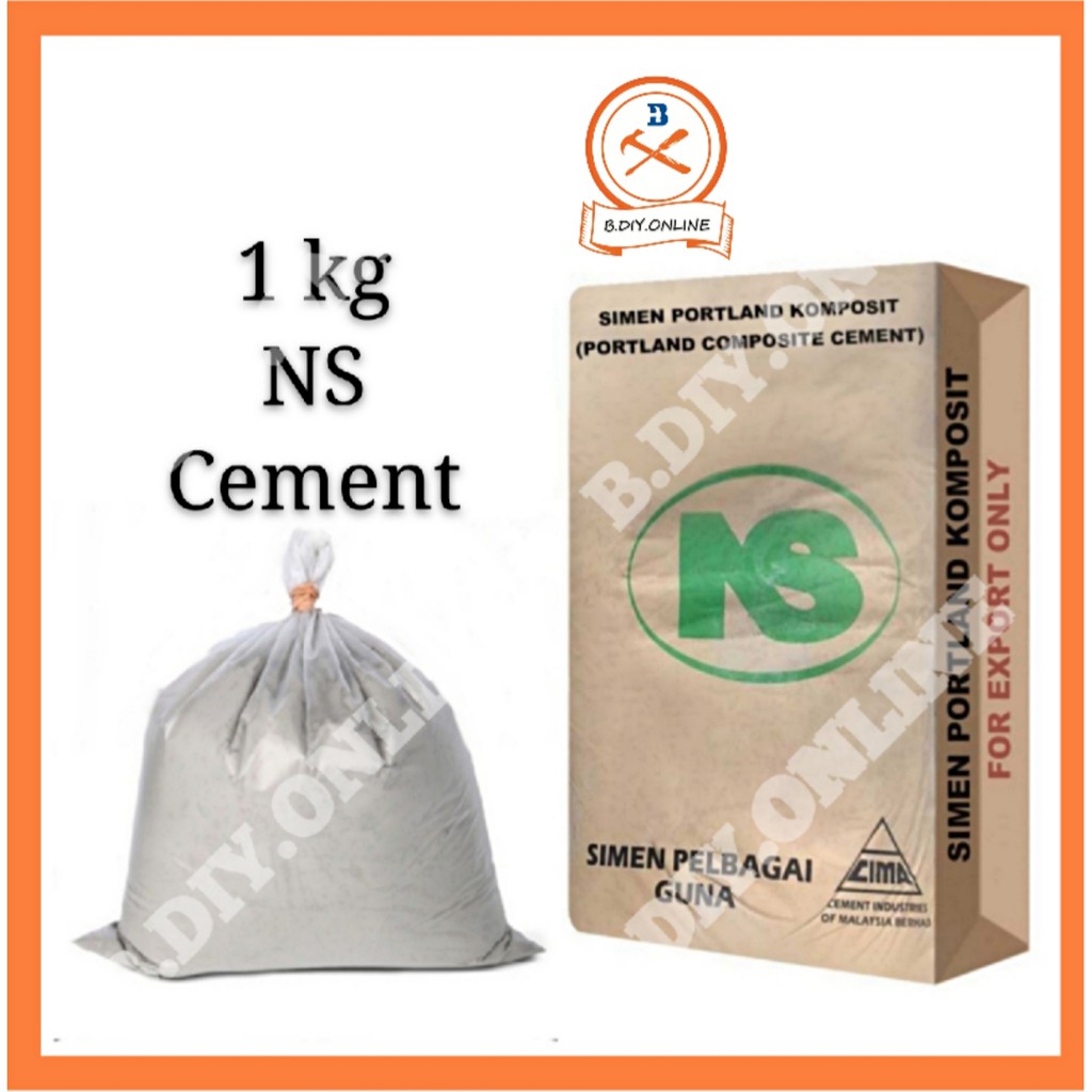 Grey Cement / Simen Biasa for Concrete Wall Touch Up DIY | Shopee Malaysia