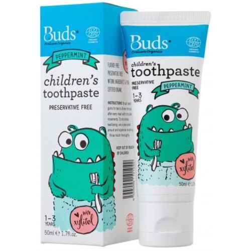 Buds Children's Toothpaste (Oral Gel 30ml/Xylitol 50ml /Fluoride 50ml ...