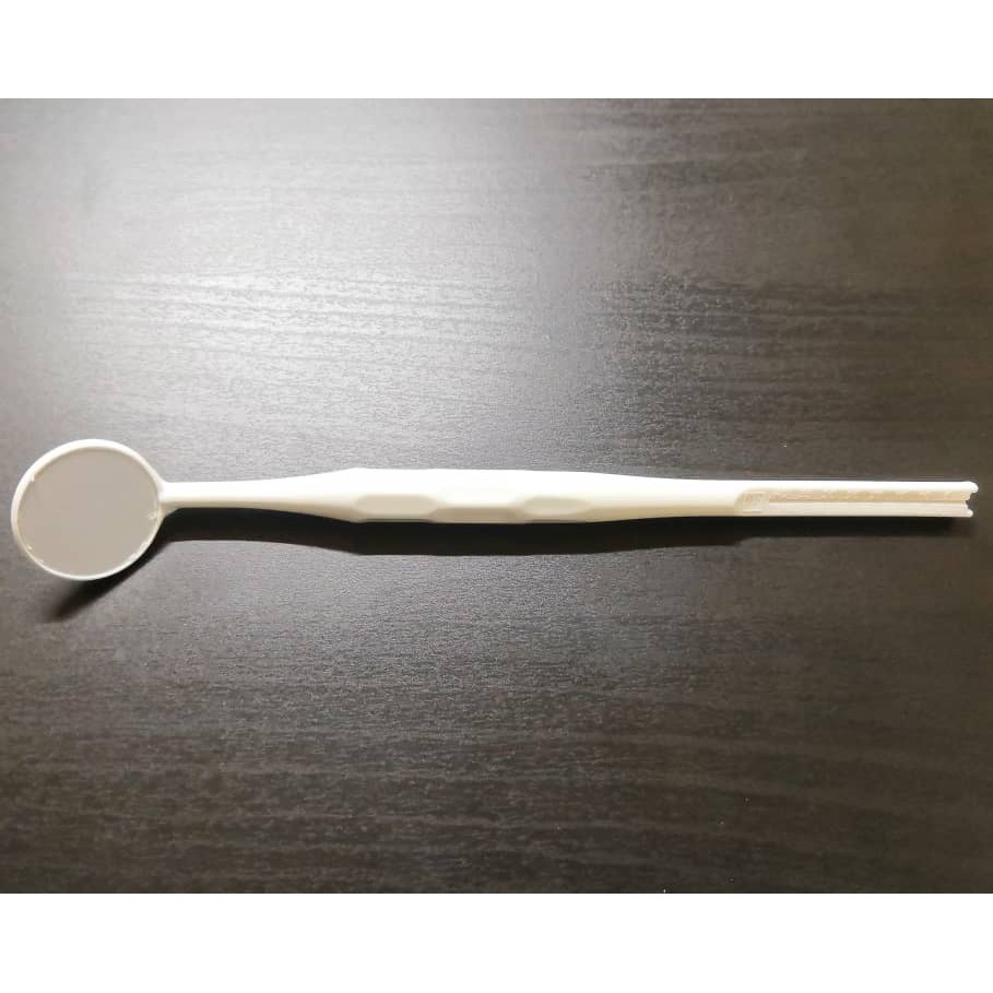 Rhodium Coated Dental Mouth Mirror Double Sides Endodontic File Gauge ...